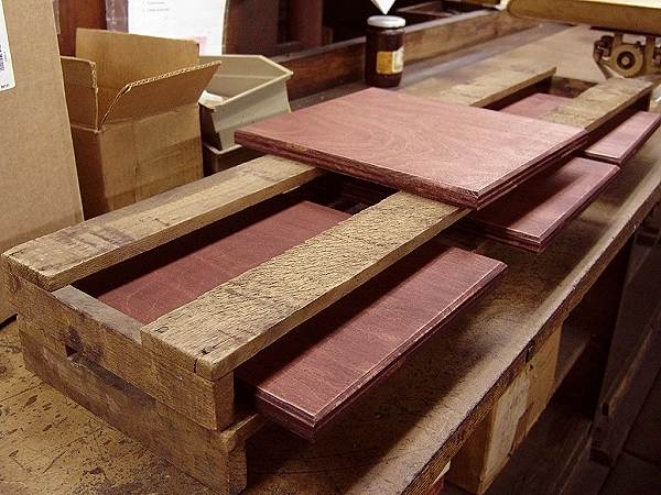 these are wood bases destined for our commercial collector engines we ...